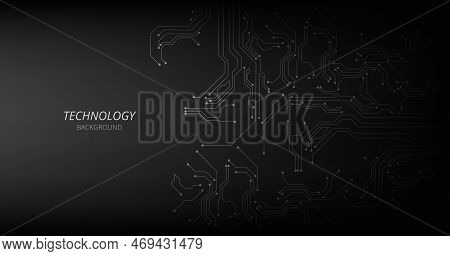 Grey Circuit Vector & Photo (Free Trial) | Bigstock