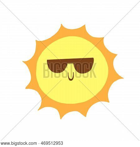 Funny Sun Sunglasses Vector & Photo (Free Trial) | Bigstock
