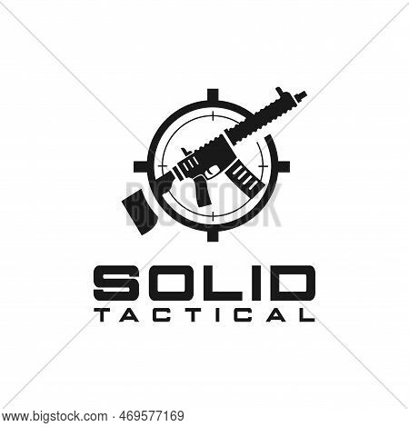 Sniper Rifle Logo Vector & Photo (Free Trial) | Bigstock