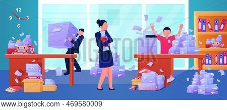 Office Bureaucracy. Vector & Photo (Free Trial) | Bigstock
