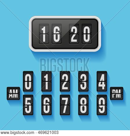 Wall Flap Counter Vector & Photo (Free Trial) | Bigstock