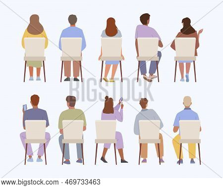 Back View Characters Vector & Photo (Free Trial) | Bigstock