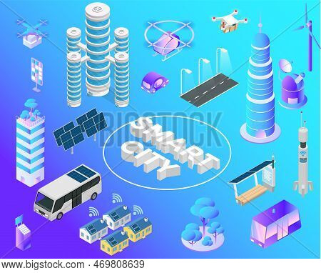 Smart City Prototype Vector & Photo (Free Trial) | Bigstock
