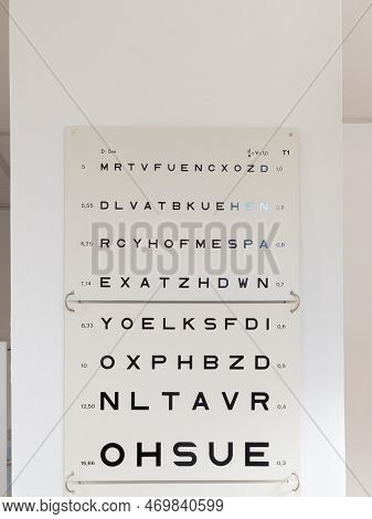 Eye Testing Board Image & Photo (Free Trial) | Bigstock