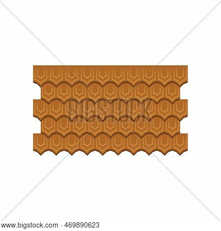 Brown Ceramic Roof Vector & Photo (Free Trial) | Bigstock