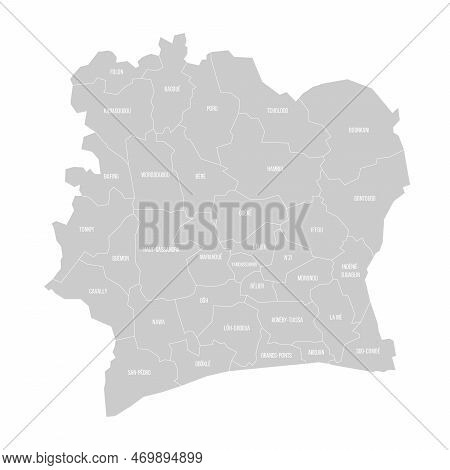 Ivory Coast Political Vector & Photo (Free Trial) | Bigstock