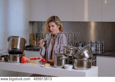 Sexy Kitchen. Sexy Image & Photo (Free Trial) | Bigstock