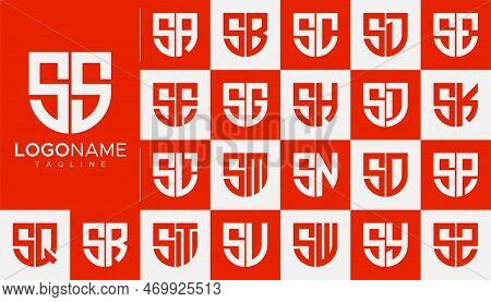 Set Letter S Logo Vector & Photo (Free Trial) | Bigstock