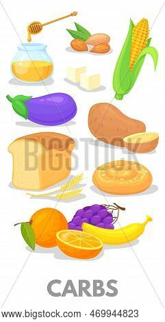 Carbs Chart. Cartoon Vector & Photo (Free Trial) | Bigstock
