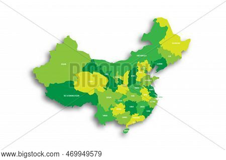 China Political Map Vector & Photo (Free Trial) | Bigstock