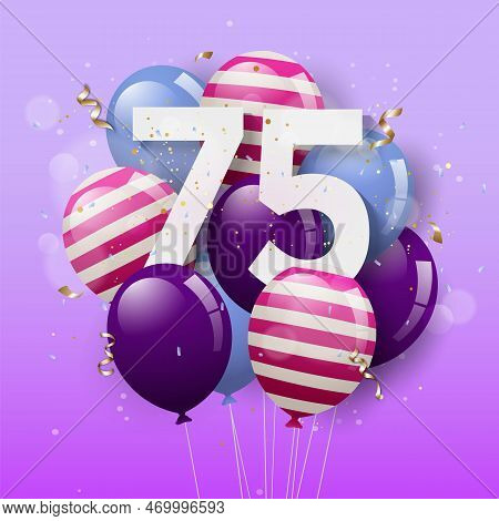 Happy 75th Birthday Image & Photo (Free Trial) | Bigstock