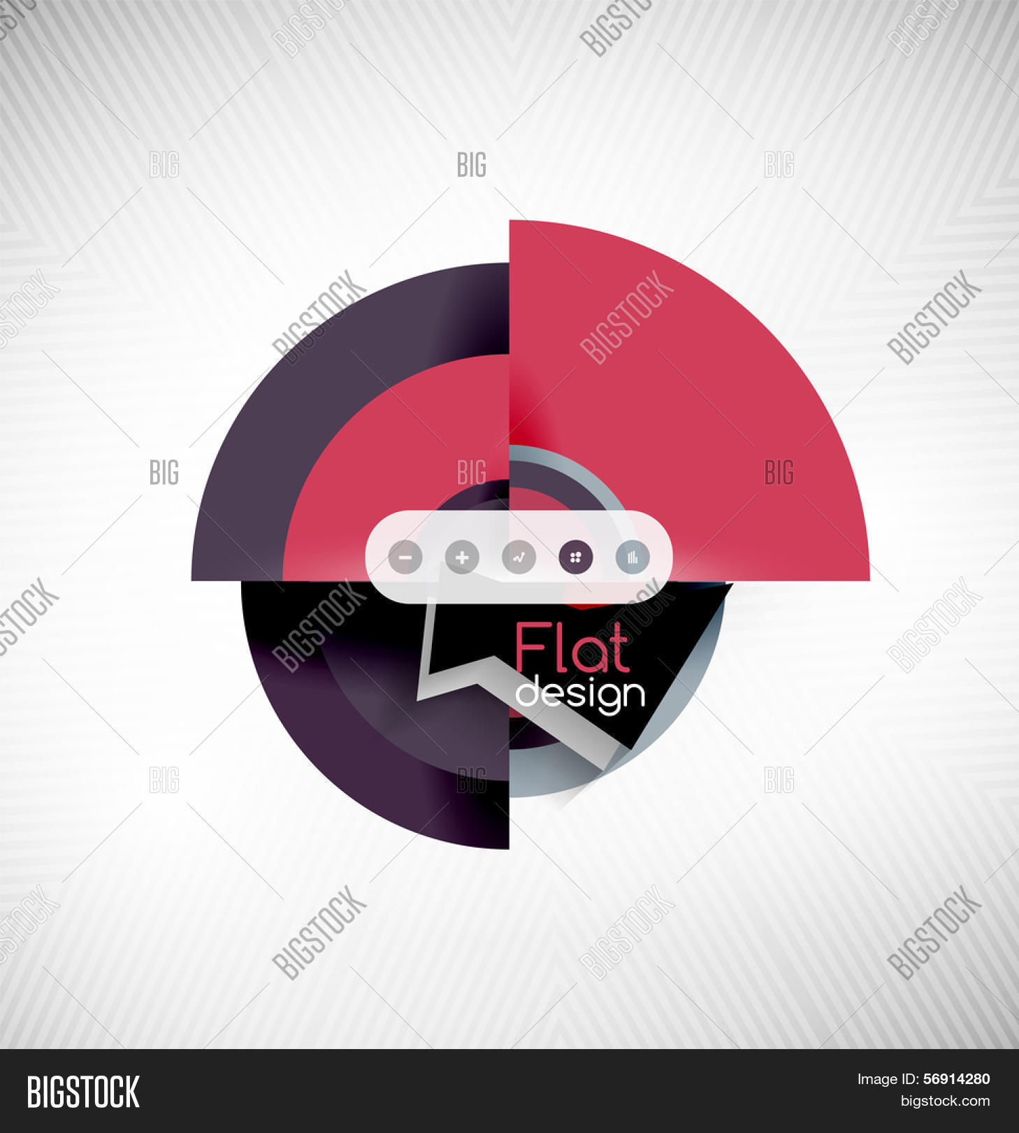 Circle Pieces Vector & Photo (Free Trial) | Bigstock
