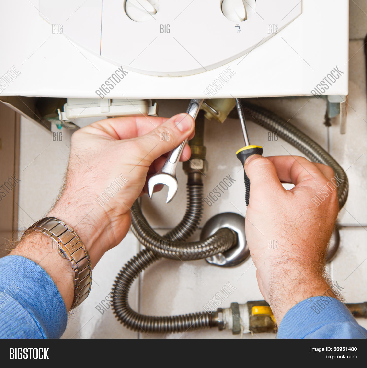 Plumber Work. Image & Photo (Free Trial) | Bigstock