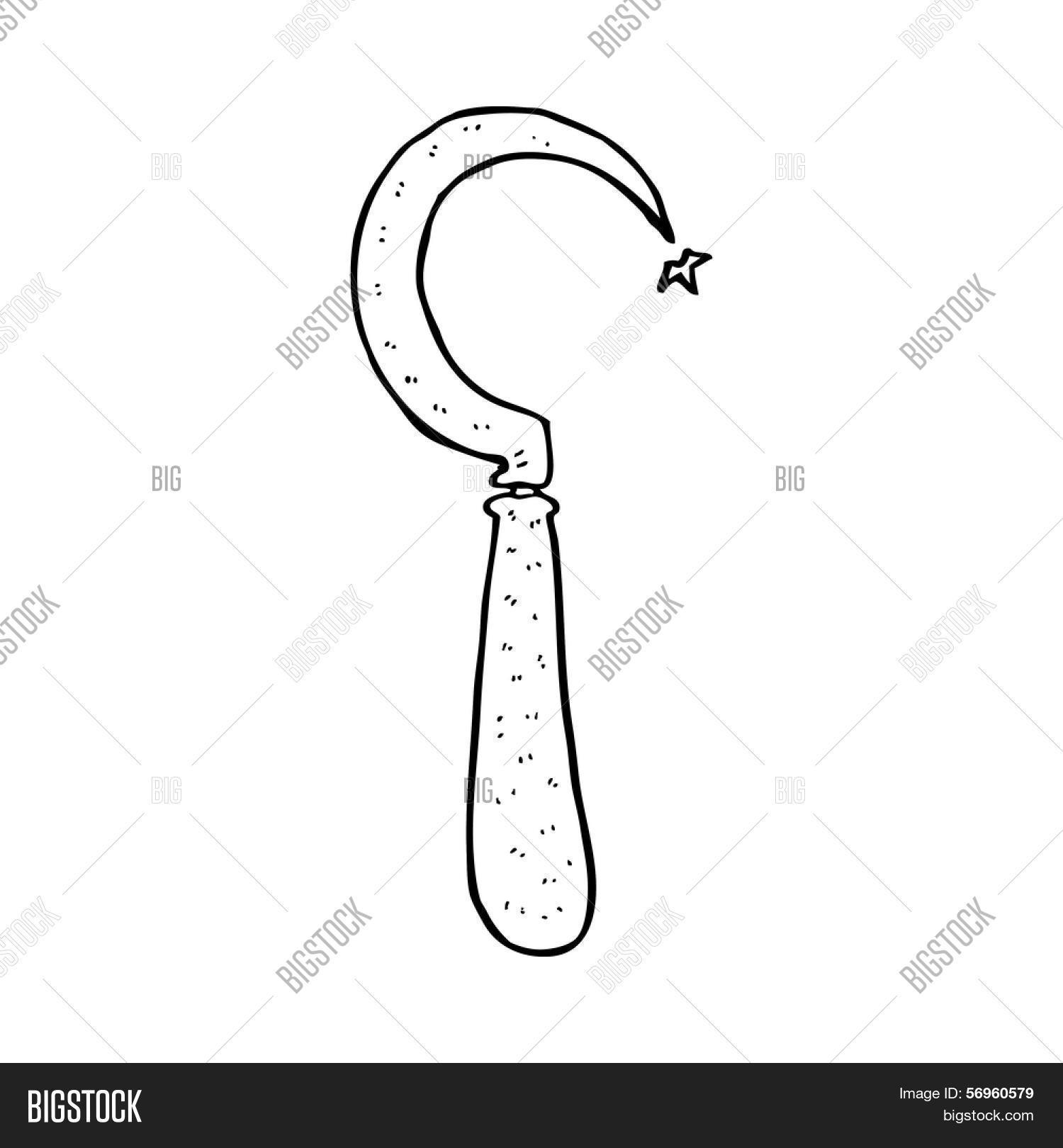 Cartoon Sickle Vector & Photo (Free Trial) | Bigstock