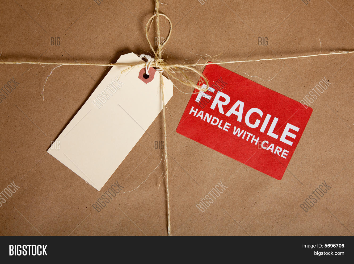 Shipping Box Blank Tag Image & Photo (Free Trial) | Bigstock