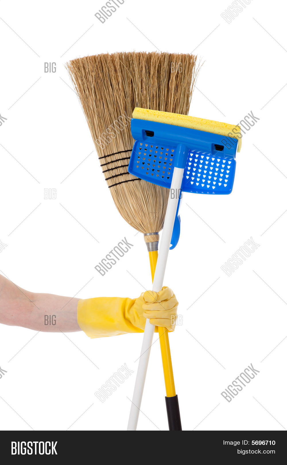 Hand Holding Mop Broom Image & Photo (Free Trial) | Bigstock