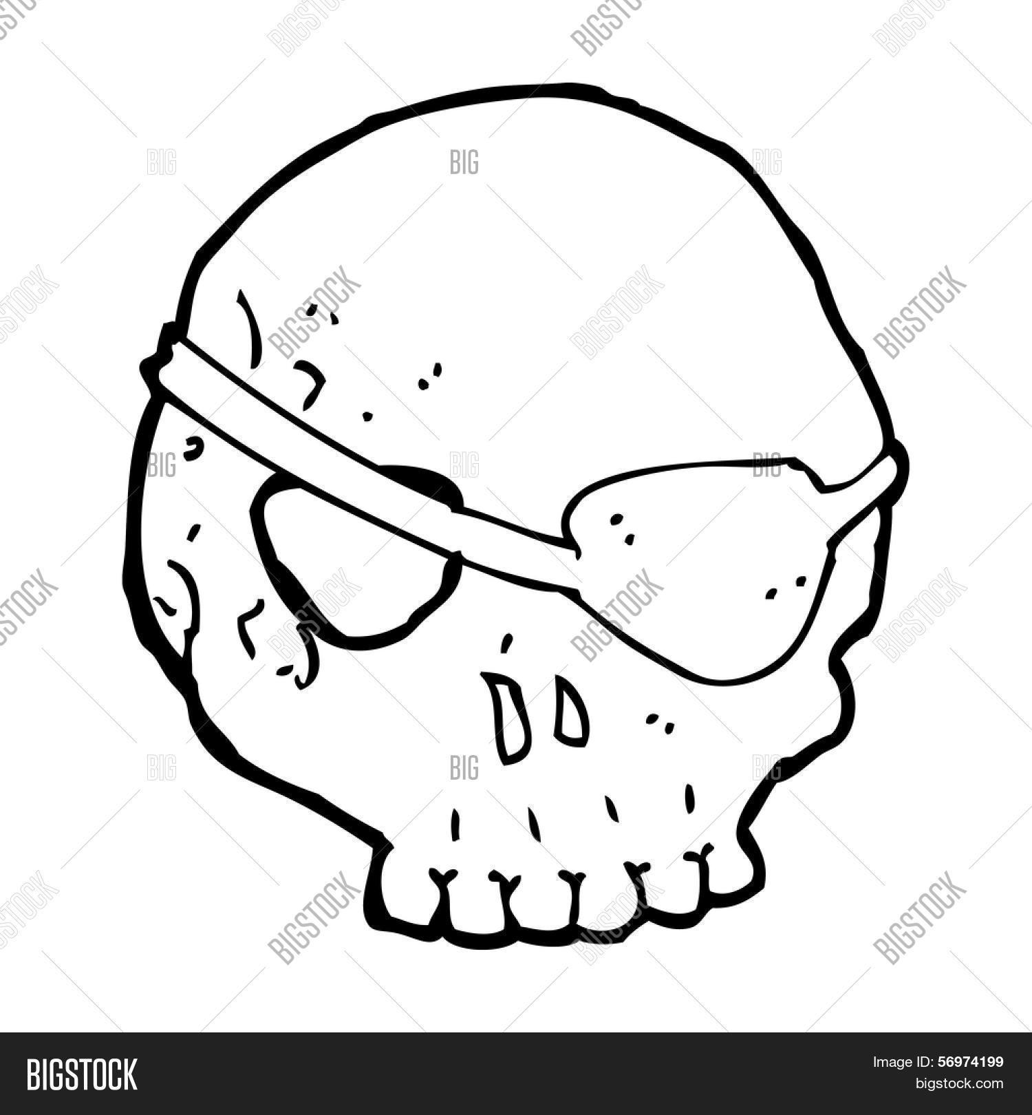 Cartoon Skull Eye Vector & Photo (Free Trial) | Bigstock