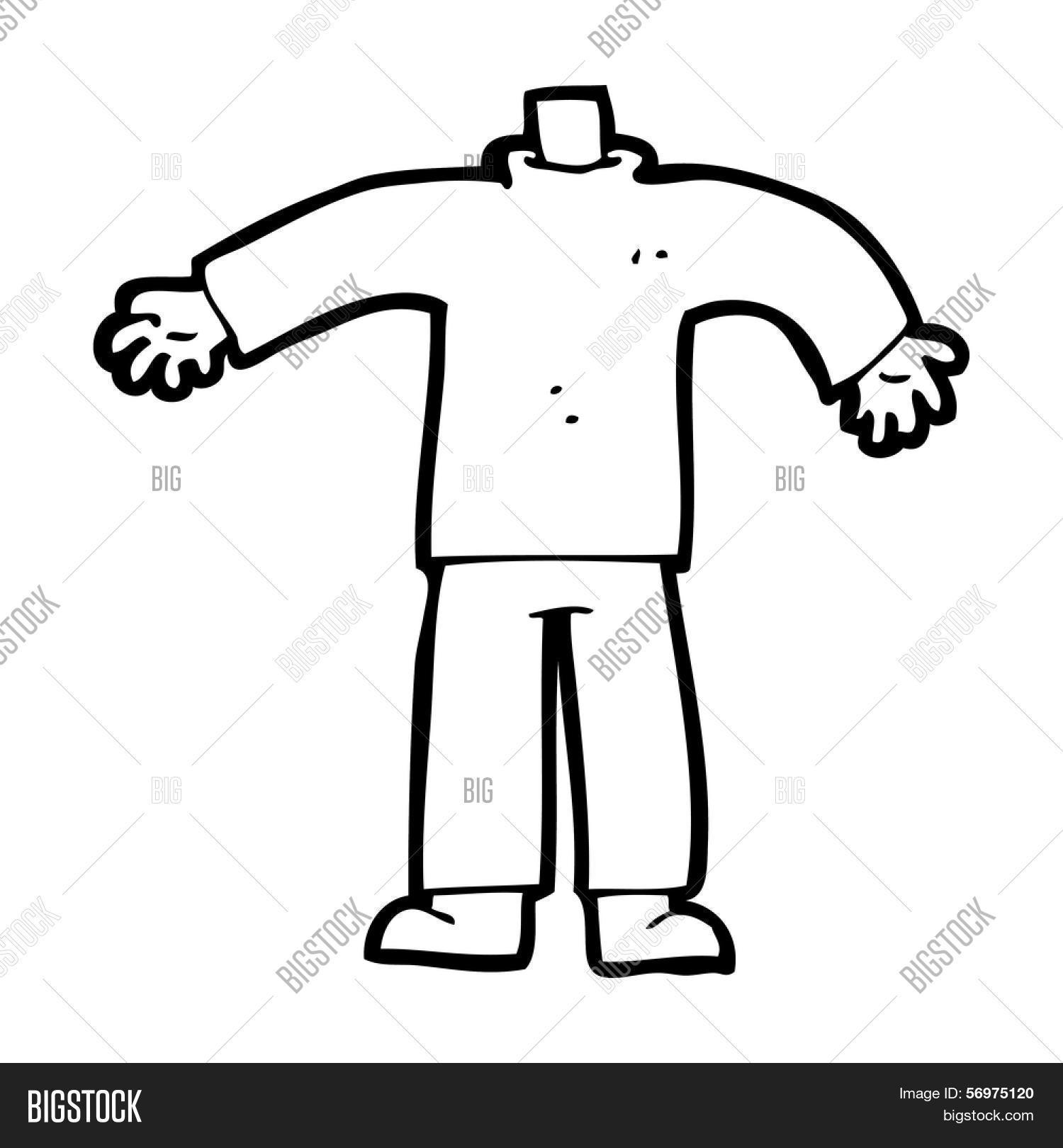 Cartoon Male Body ( Vector & Photo (Free Trial) | Bigstock