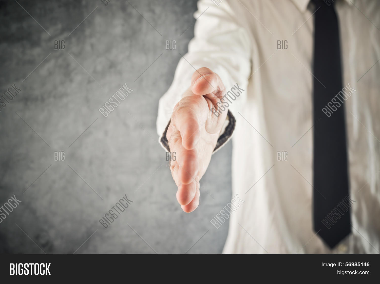 Businessman Offering Image & Photo (Free Trial) | Bigstock
