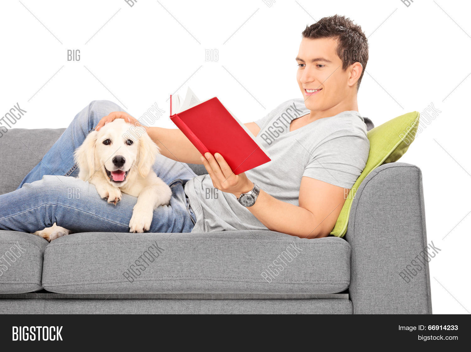 Man Lying Reading Book Image & Photo (Free Trial) | Bigstock