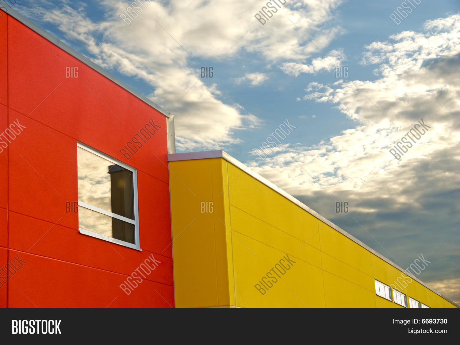 Red Yellow Building Image & Photo (Free Trial) | Bigstock