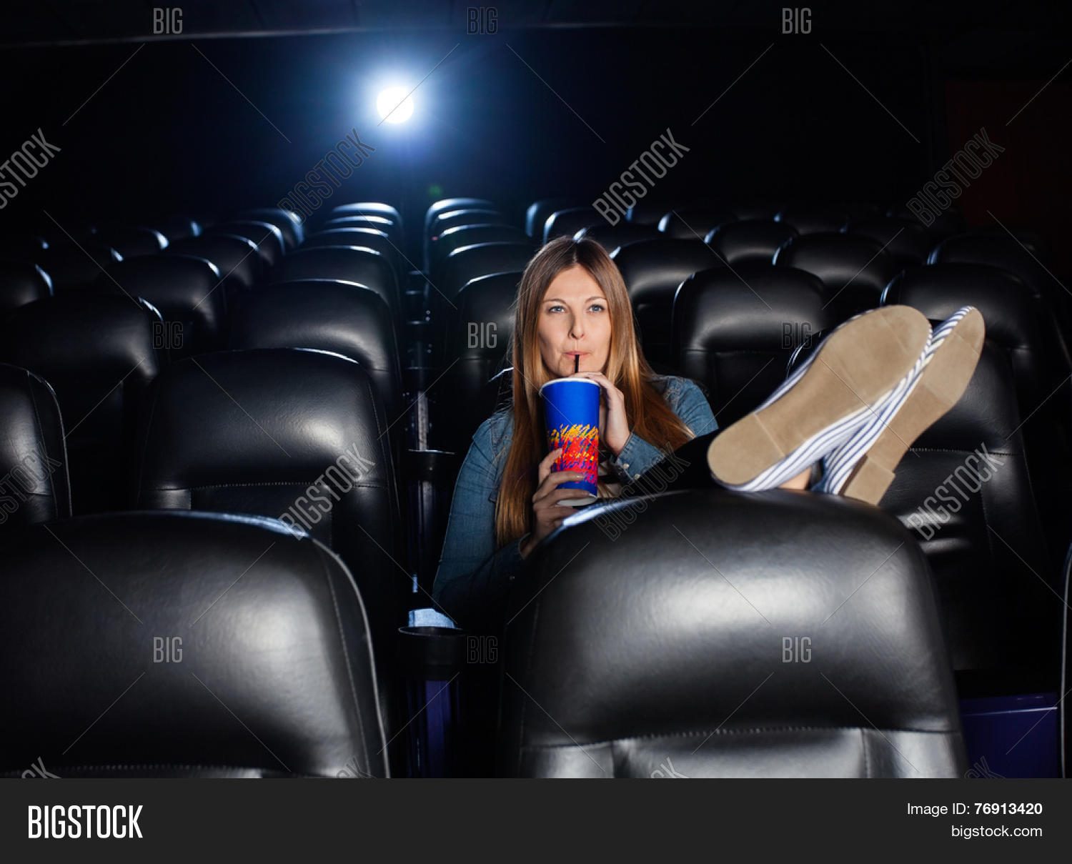 Woman Feetup On Seat Image & Photo (Free Trial) | Bigstock