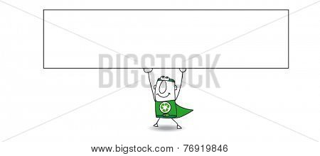 Super Recycling Man Vector & Photo (Free Trial) | Bigstock