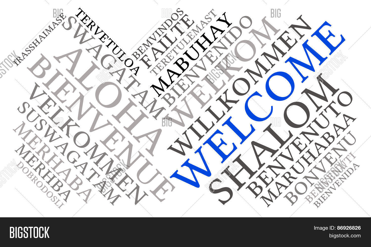 Welcome International Image & Photo (Free Trial) | Bigstock