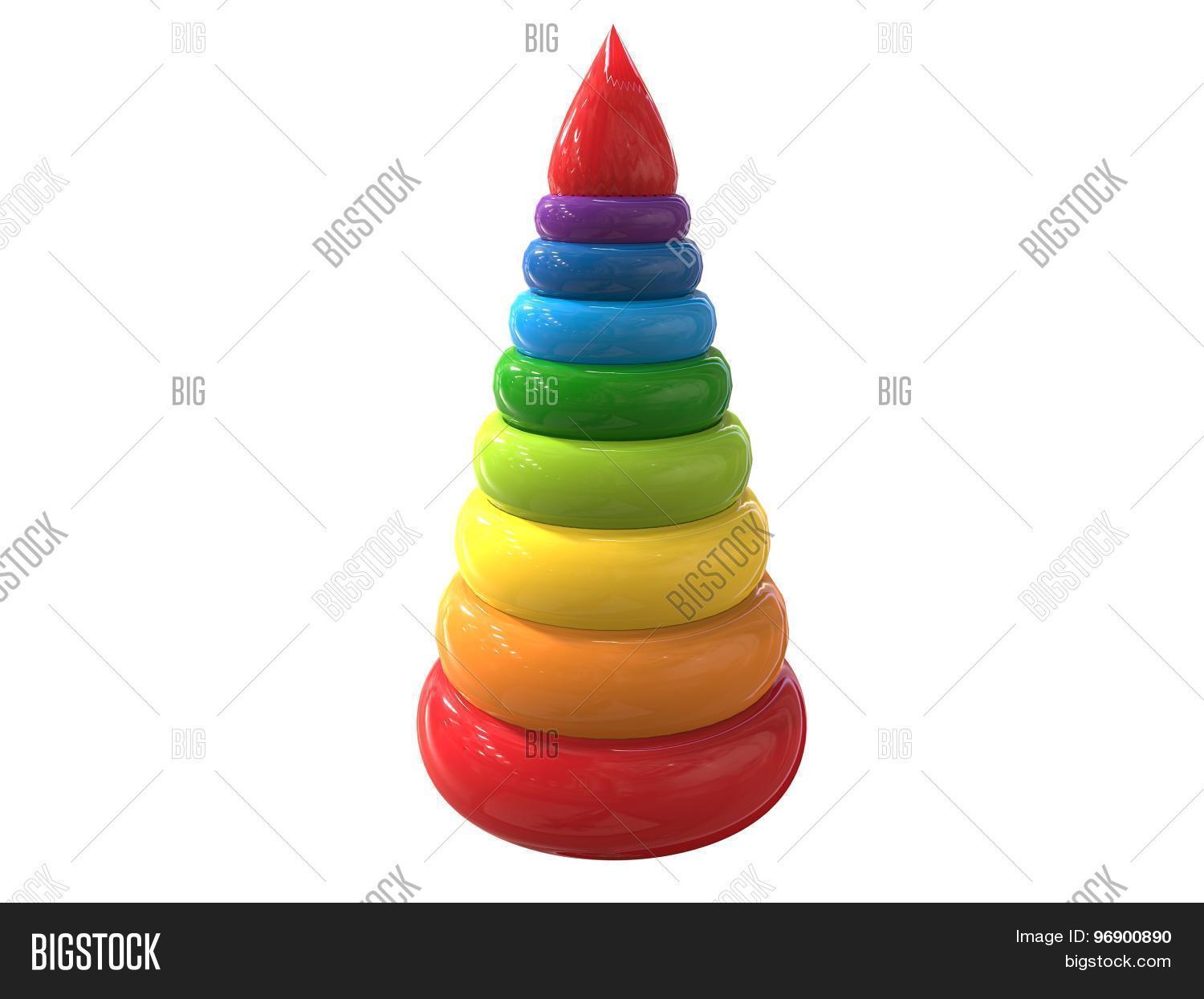Colorful Pyramide Toy Image & Photo (Free Trial) | Bigstock