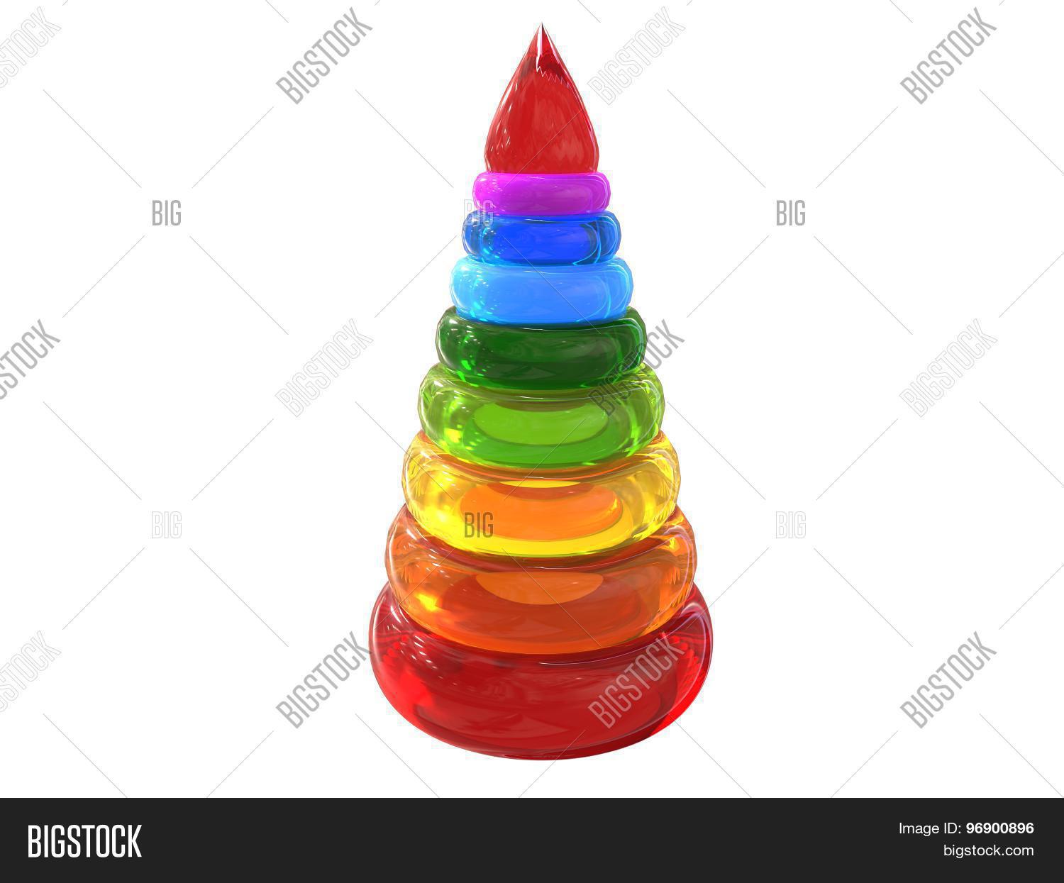Colorful Pyramide Toy Image & Photo (Free Trial) | Bigstock