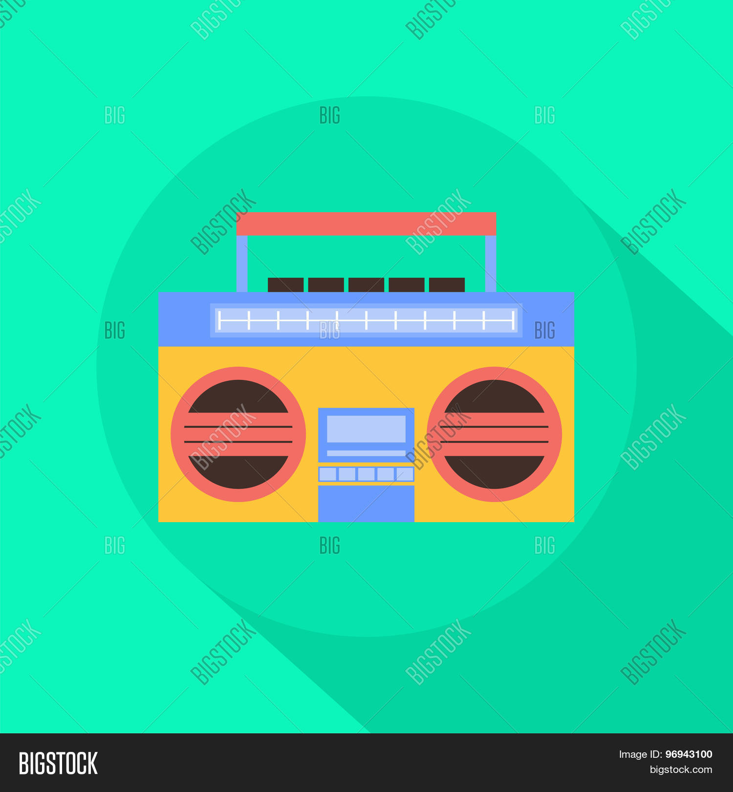 Radio Cassette Player Vector & Photo (Free Trial) | Bigstock