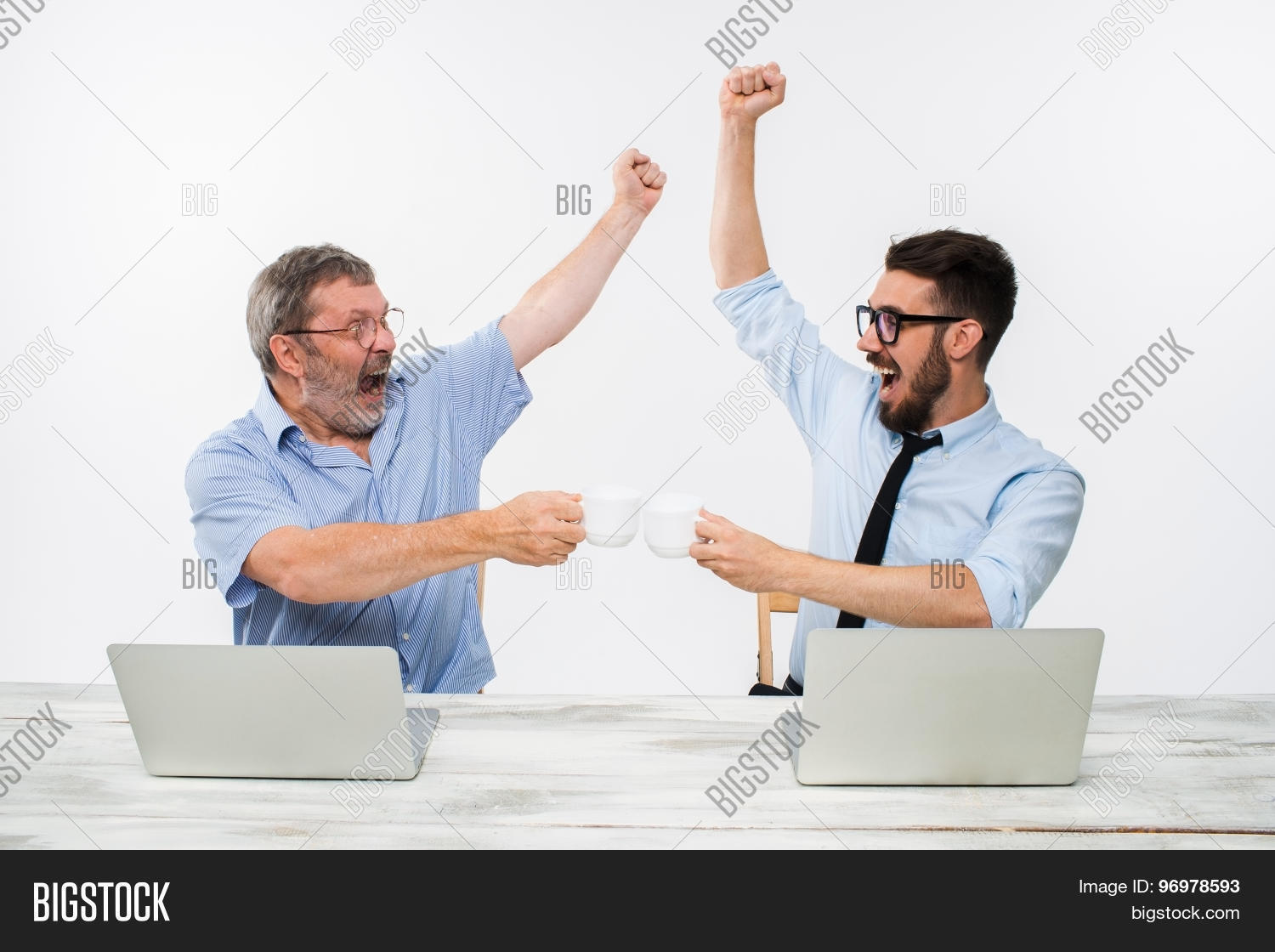 Two Colleagues Working Image & Photo (Free Trial) | Bigstock