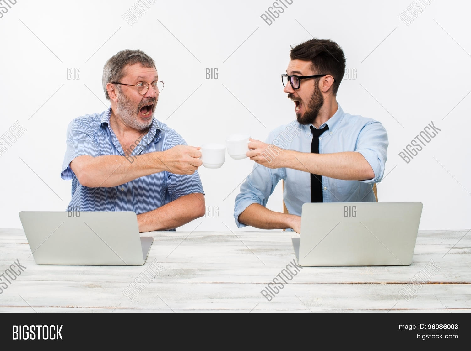 Two Colleagues Working Image & Photo (Free Trial) | Bigstock