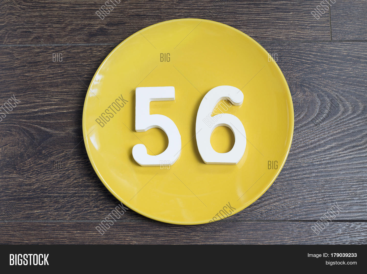 Number Fifty-six On Image & Photo (Free Trial) | Bigstock