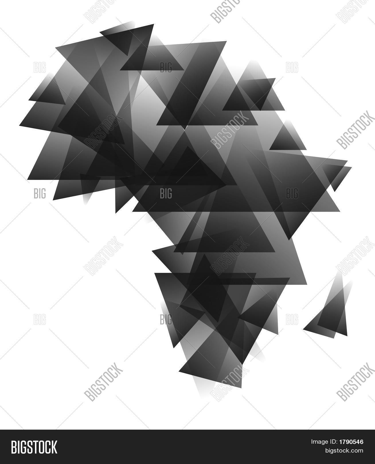 Africa Map Grayscale Image & Photo (Free Trial) | Bigstock