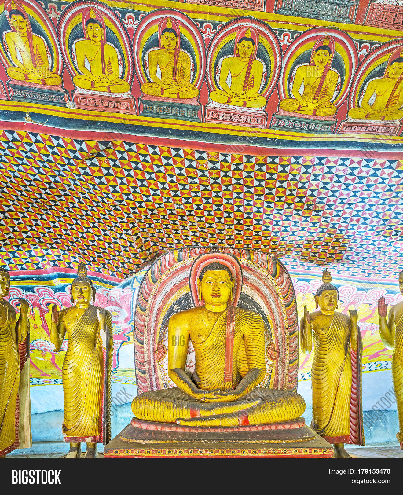 Patterns Dambulla Image & Photo (Free Trial) | Bigstock