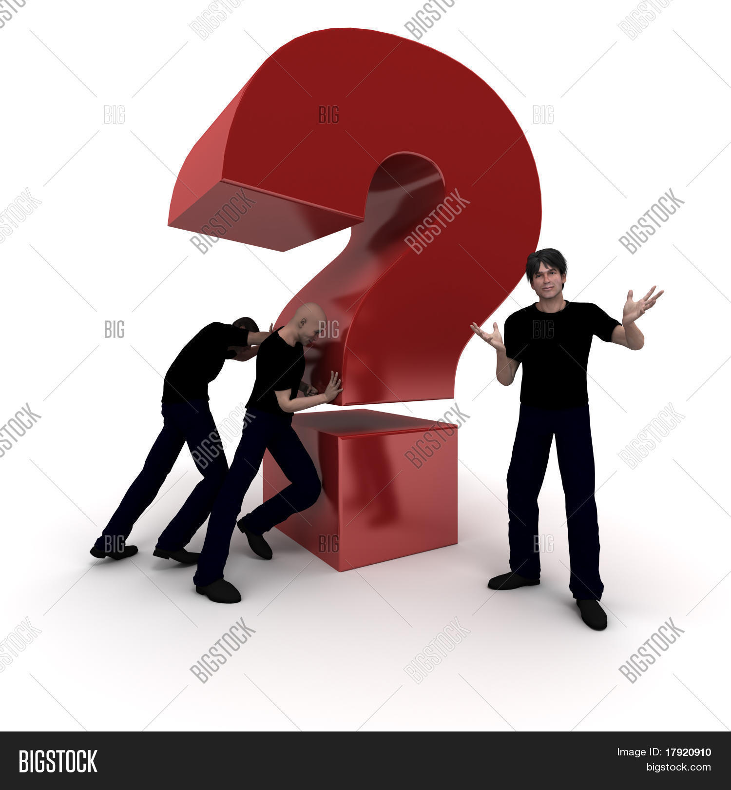 3D Rendering Big Red Image & Photo (Free Trial) | Bigstock