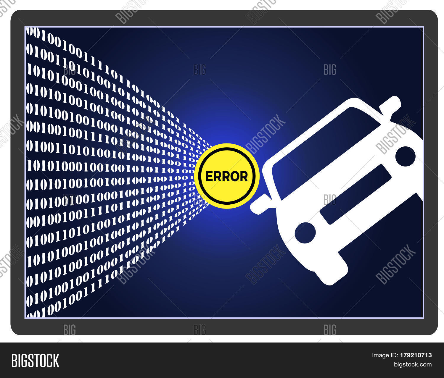 Self-Driving Car Error Image & Photo (Free Trial) | Bigstock