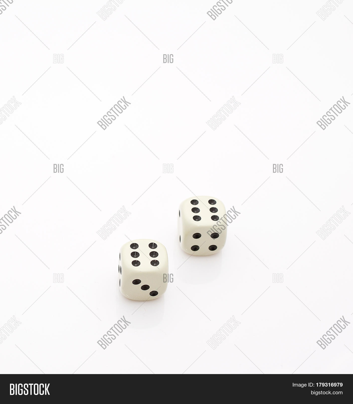 Two Dice Number Six Image & Photo (Free Trial) | Bigstock