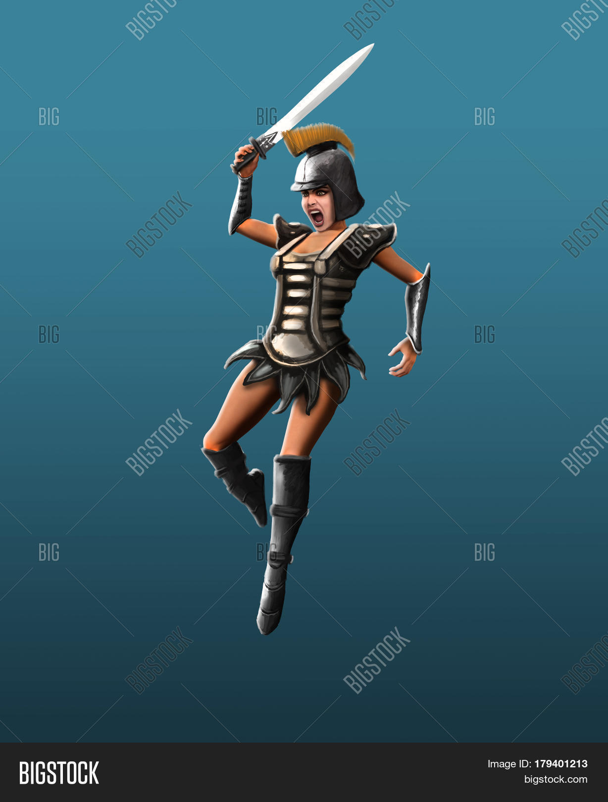 Gladiator Girl Makes Image & Photo (Free Trial) | Bigstock
