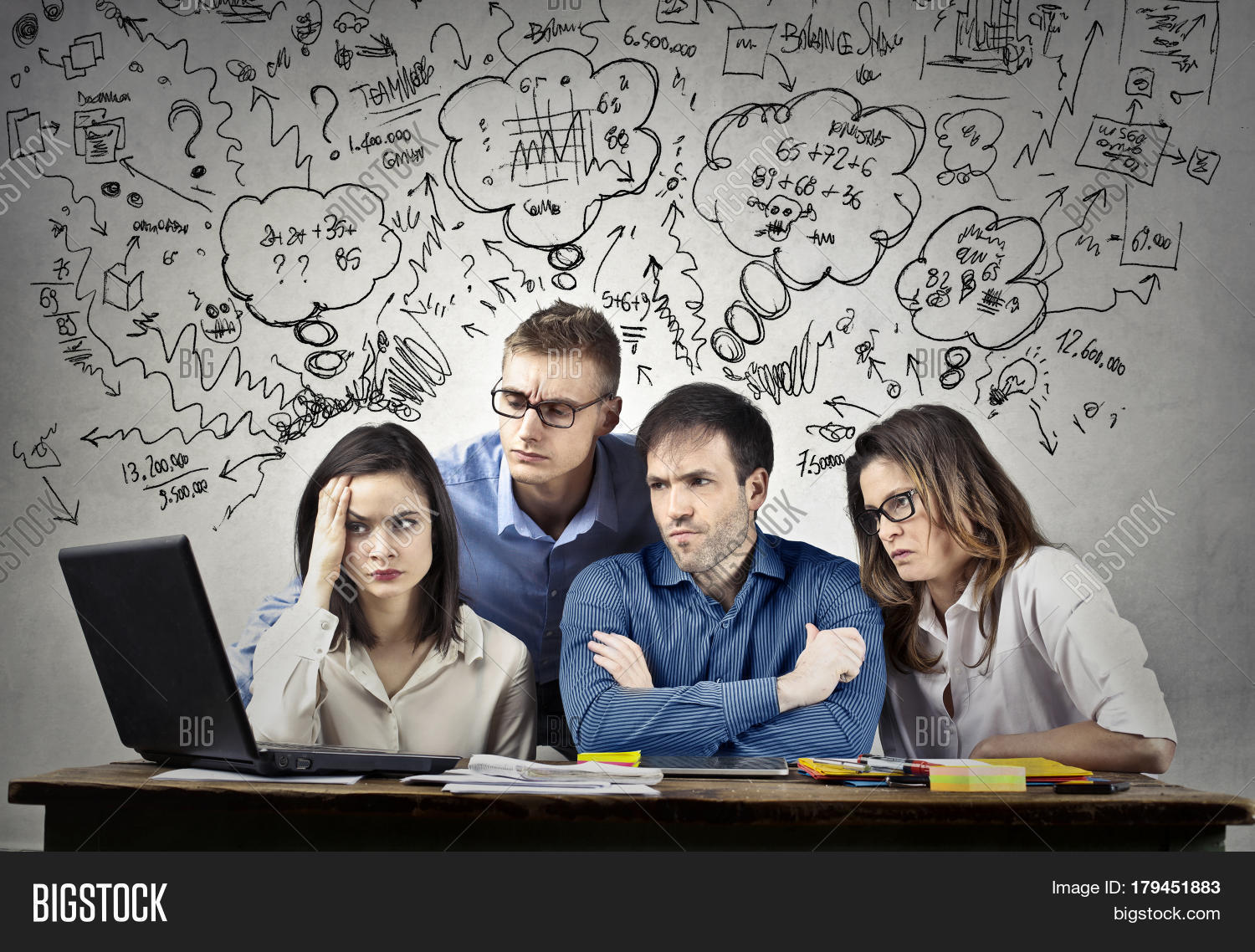 Work Team Trying Solve Image & Photo (Free Trial) | Bigstock