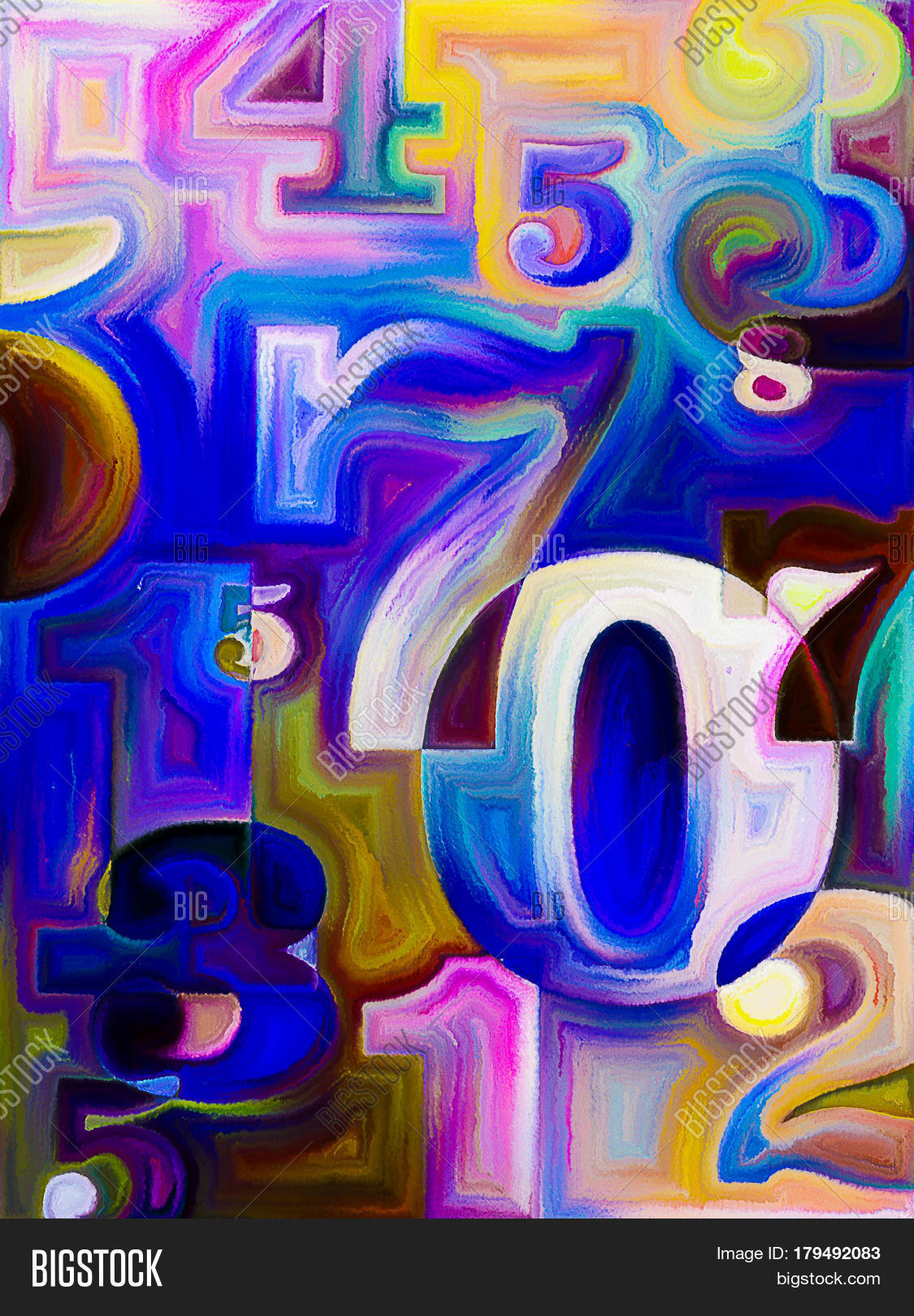 Numbers Composition Image & Photo (Free Trial) | Bigstock