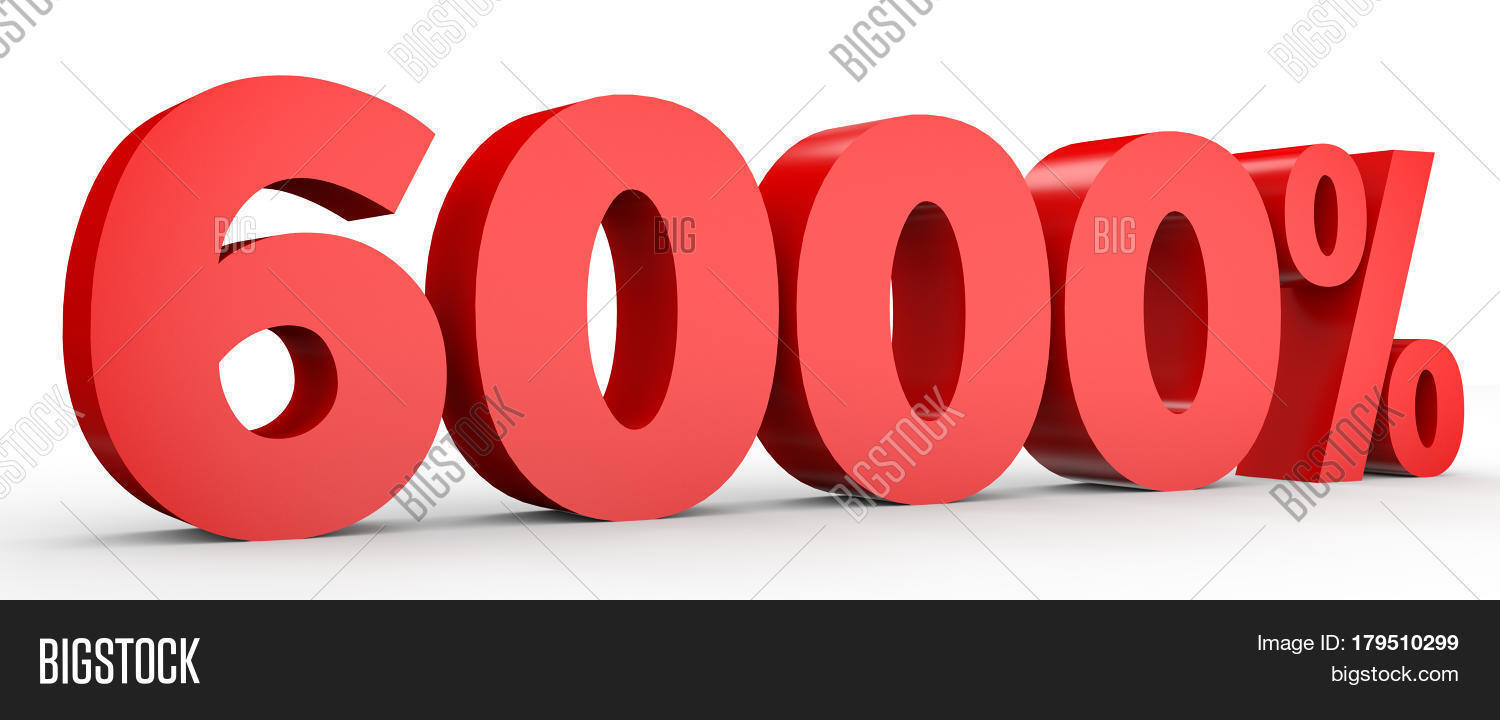 Six Thousand Percent. Image & Photo (Free Trial) | Bigstock