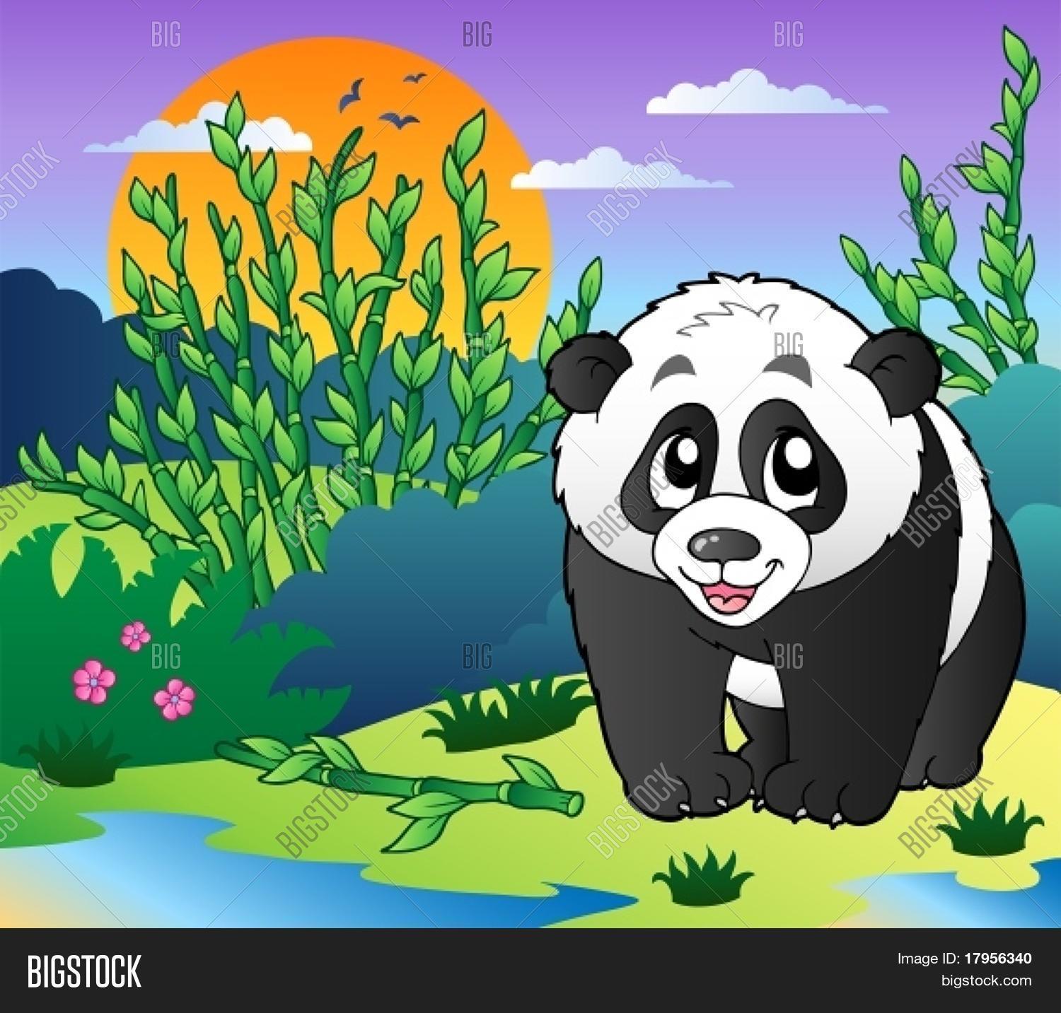 Cute Small Panda Vector & Photo (Free Trial) | Bigstock
