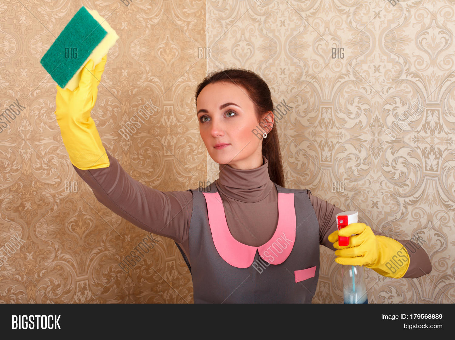 Cleaning Servisce Lady Image & Photo (Free Trial) | Bigstock