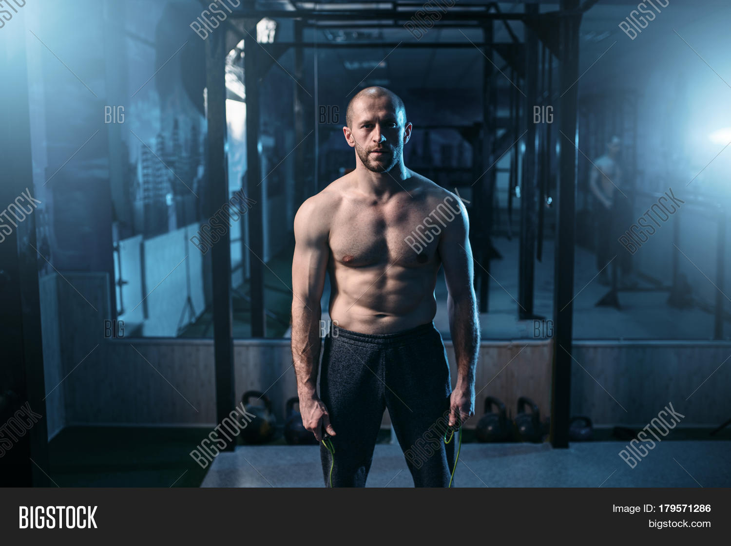Strong Athlete Jump Image & Photo (Free Trial) | Bigstock