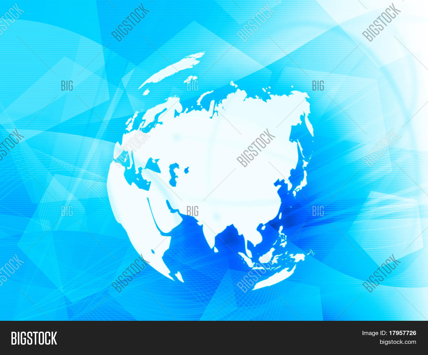 Asia Map Technology Image & Photo (Free Trial) | Bigstock