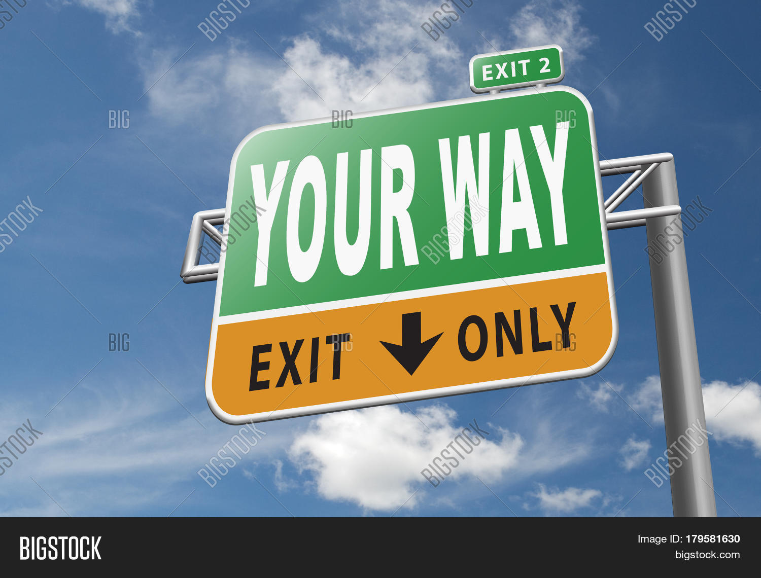 Your Way No Way Take Image & Photo (Free Trial) | Bigstock