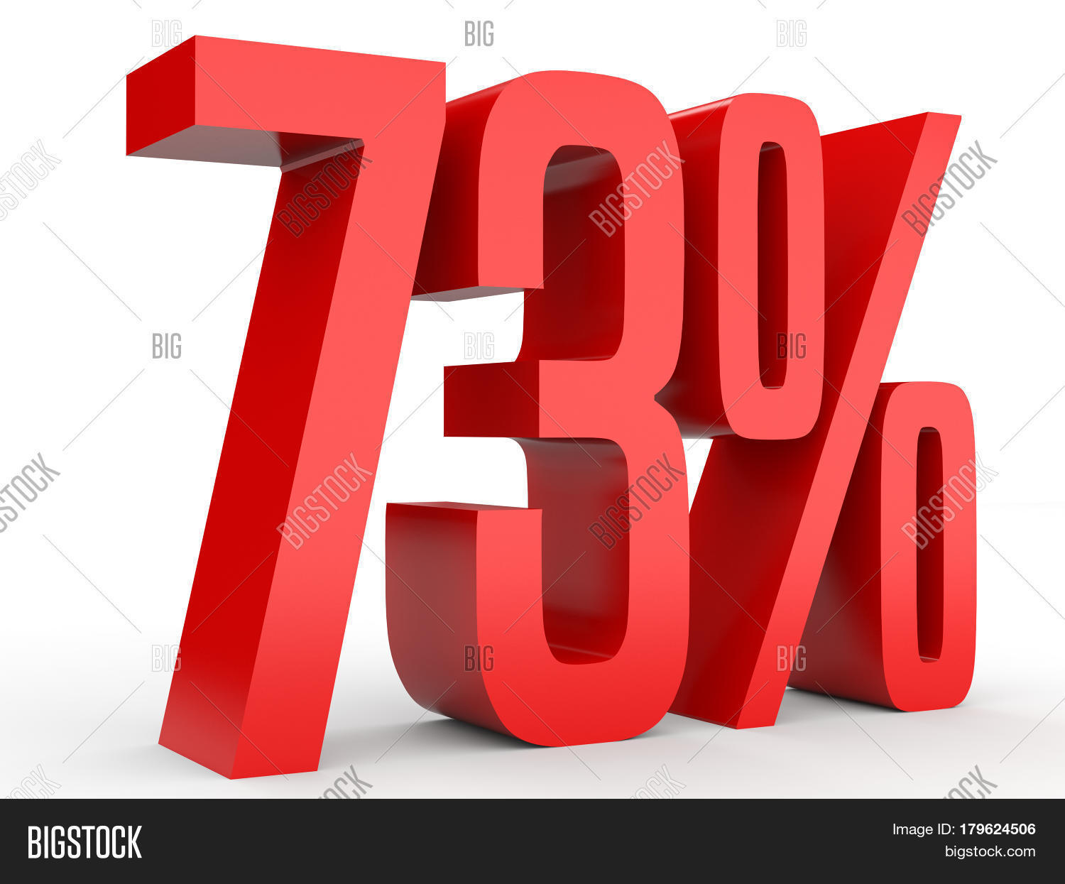 Seventy Three Percent Image & Photo (Free Trial) | Bigstock