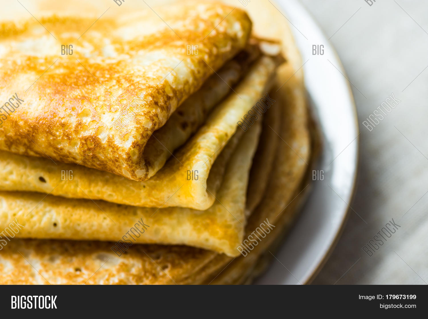 Stacked Folded Crepes Image & Photo (Free Trial) | Bigstock